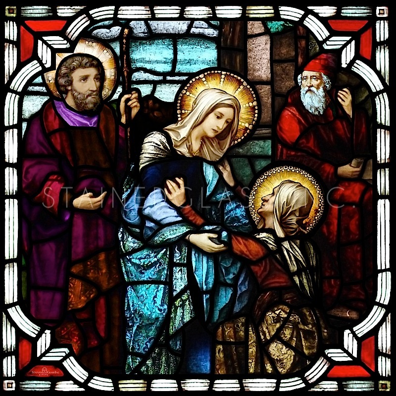 The Visitation of the Blessed Virgin Mary in Stained Glass - About ...
